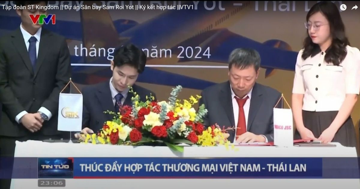 VTV1 đưa tin Tập đoàn ST Kingdom ưu tiên thu hút nhà đầu tư Việt Nam ...